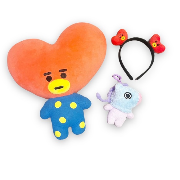BT21 | Other | Bt2 Tata Plush Mang Keychain Tata Headband | Poshmark